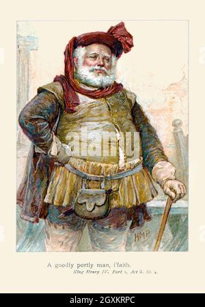 Henry IV, Part 1, (Act II Scene 4), play by William Shakespeare. Prince ...
