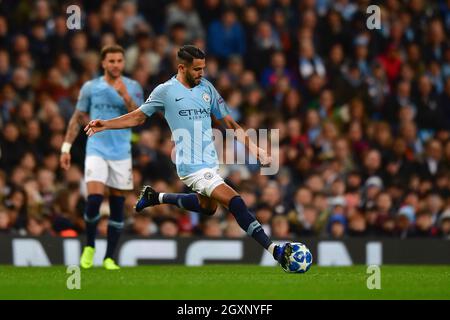 Manchester City's Riyad Mahrez in action Stock Photo - Alamy