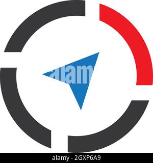 Compass Logo Template vector icon illustration design Stock Vector ...