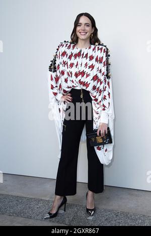 Stacy Martin attending the Louis Vuitton Womenswear Fall/Winter 2022/ ...