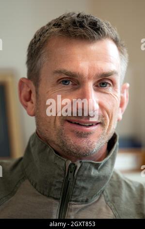 Sankt Augustin, Germany. 30th Aug, 2021. Jerome Fuchs, commander of the ...