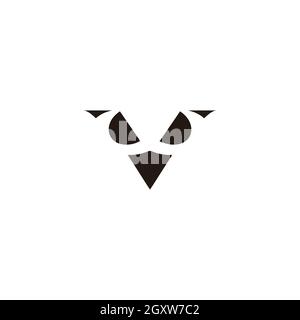 letter vd triangle simple geometric line logo vector Stock Vector Image ...