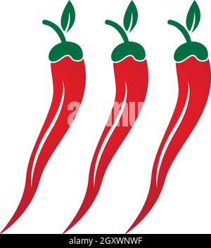 Chili logo Template Stock Vector Image & Art - Alamy