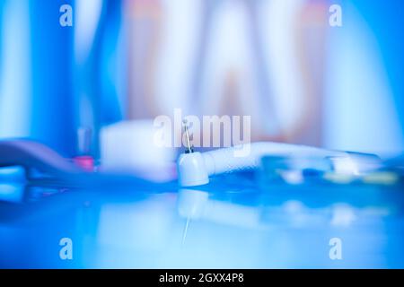 Dental care symbols, Stomatology equipment Stock Photo - Alamy