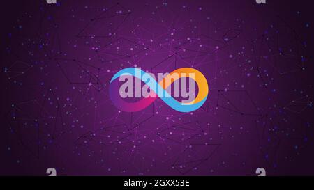 Dfinity Internet Computer ICP token symbol cryptocurrency logo, coin ...