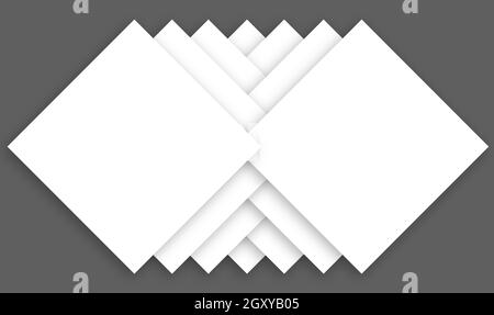 centered square design template created by overlapping in black ...