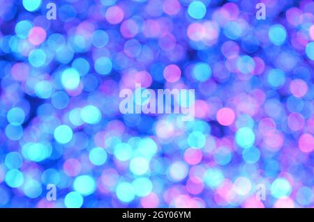 Magenta,Red,Blue,Cyan colored abstract background with bokeh, for the ...
