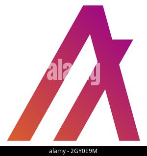 Algorand ALGO token symbol cryptocurrency logo in circle, coin icon ...