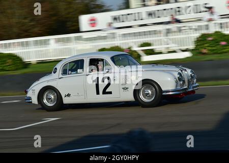 Ross Hyett, Grant Williams, Jaguar Mk1, St Mary’s Trophy Race, parts 1 ...