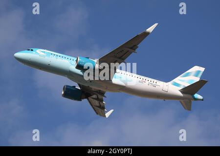 British Airways Airbus A320neo G-TTNA in its BA Better World livery ...
