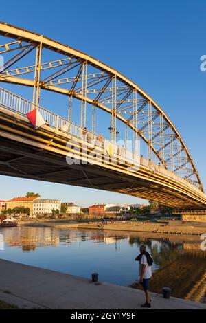 Kossuth bridge in Gyor, Hungary Stock Photo - Alamy