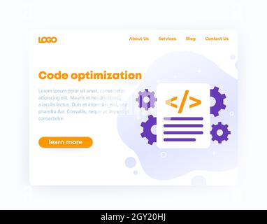 Quality One Page software bug Website Template Vector Eps, Modern Web ...
