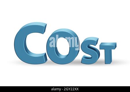 Cost optimisation concept with the falling costs Stock Photo - Alamy