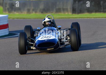 Cooper Climax T66 classic Grand Prix, vintage racing car competing in ...