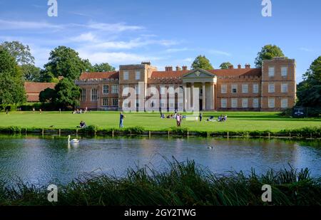 England, Hampshire, Basingstoke, The Vyne Estate, The Staircase Hall ...