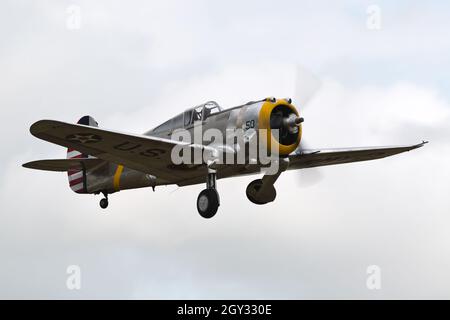USAAC P36C Trainer at Duxford Airshow Stock Photo - Alamy