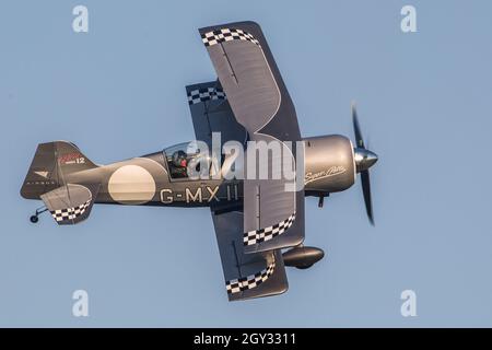 Pitts S12 Aerobatic Biplane at Old Warden Airshow Stock Photo - Alamy