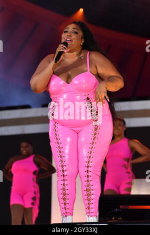 Lizzo performs at Global Citizen Live in Central Park on Saturday, Sept ...