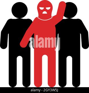 group people extremist Stock Vector Image & Art - Alamy