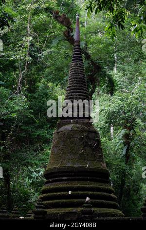Namtok Phlio National Park, ancient pagoda and waterfall in Chanthaburi ...