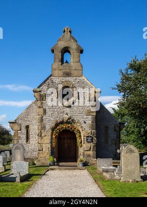 Exterior of Little Longstone Congregational chapel, Monsal Head, Peak ...
