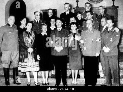 Hans Heinrich Lammers, Karl Hermann Frank, Wilhelm Frick Stock Photo ...