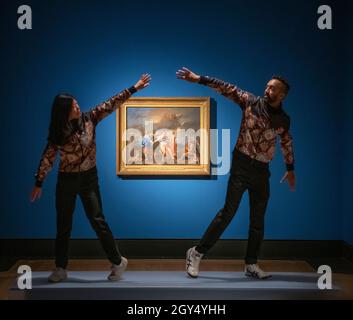 Nicolas Poussin - Dance to the Music of Time Stock Photo - Alamy