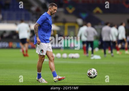 Federico Bernardeschi of Italy warms up during the UEFA Nations League ...