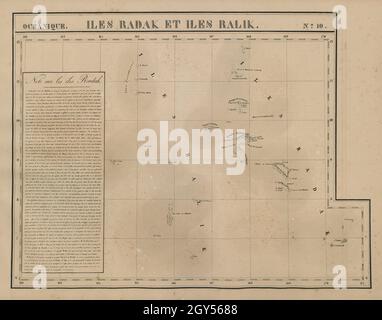 Océanique. Iles Radak et Iles Ralik #10. Marshall Islands. VANDERMAELEN ...