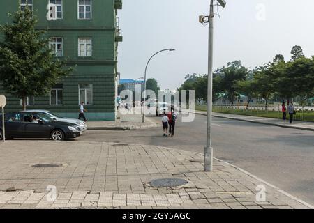 Taedongmun Street Pyongyang Stock Photo - Alamy