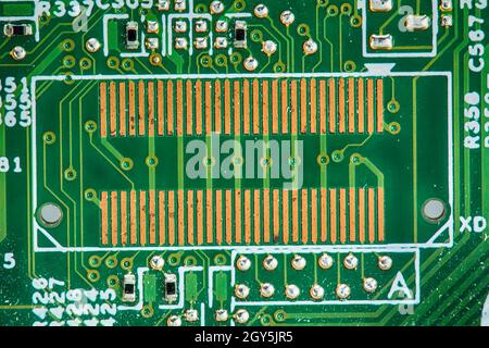 The components of the motherboard. Include chip, ic, cpu socket ...