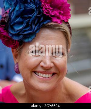 Assen, The Netherlands. 07th Oct, 2021. Queen Maxima at the opening of ...