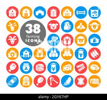 Goat Cheese white glyph icon. Farm animal sign. Graph symbol for your ...