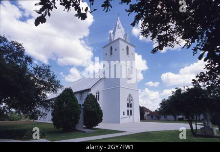 Panna Maria Catholic Church at Panna Maria Texas is oldest Polish ...