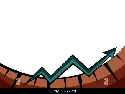 Abstract Graph Presenting Progress, Moving Forward And Improving ...