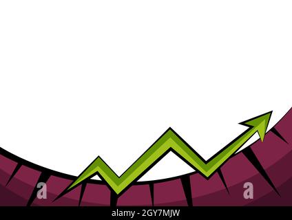 Abstract Graph Presenting Progress, Moving Forward And Improving ...