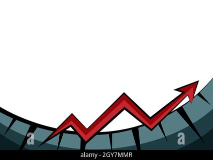 Abstract Graph Presenting Progress, Moving Forward And Improving ...