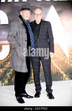 Ian McKellen and Patrick Stewart at the 'Star Trek: Picard' premiere ...