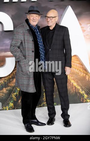 Ian McKellen and Patrick Stewart at the 'Star Trek: Picard' premiere ...