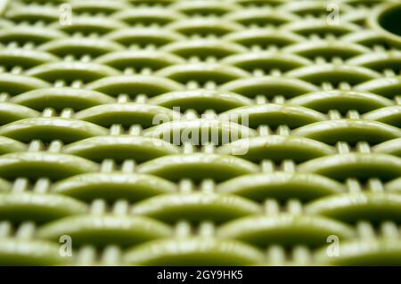 Knitted close-up pattern flat lay purple color. Macro knitted top view ...