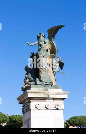Rome, Italy - October 8, 2020: Victor Emmanuel II Monument (Monumento ...