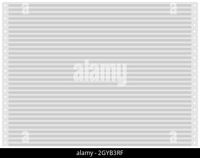 continuous stationery aka continuous form paper for printing with dot ...