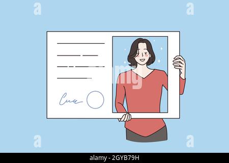 Personal Identification ID Form Concept Stock Photo - Alamy