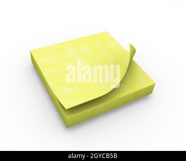3D render of post-it notes Stock Photo - Alamy