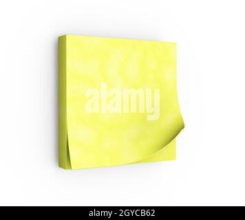 3D render of post-it notes Stock Photo - Alamy