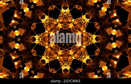 Camouflage star kaleidoscope seamless fabric texture bright modern ...