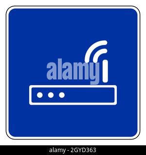 Router and road sign Stock Photo - Alamy