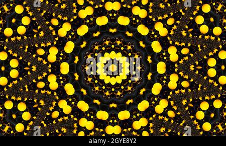 Round dot figure. Seamless pattern with circles. Abstract blue ...