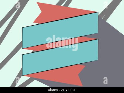 Folded Paper Sash Drawing In Zigzag Pattern Stock Photo - Alamy