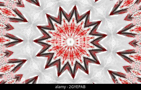 Camouflage star kaleidoscope seamless fabric texture bright modern ...